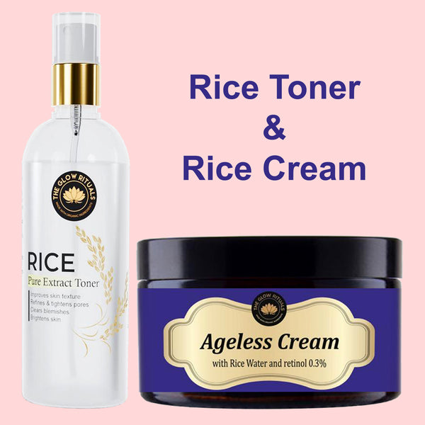 Rice Tone & Rice Cream Combo – GlowRituals